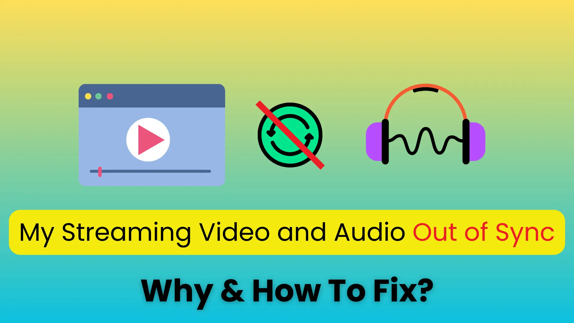 Γιατί το streaming βίντεο και ο ήχος μου εκτός συγχρονισμού;